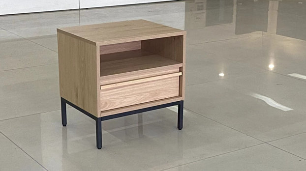 17 Stories Skit Bedside Cabinet with Storage - Scandi Design One Drawer Bedside Table | Wayfair ...